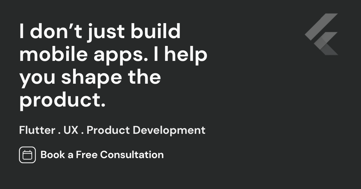 Hashir Shoaib | Flutter App Developer